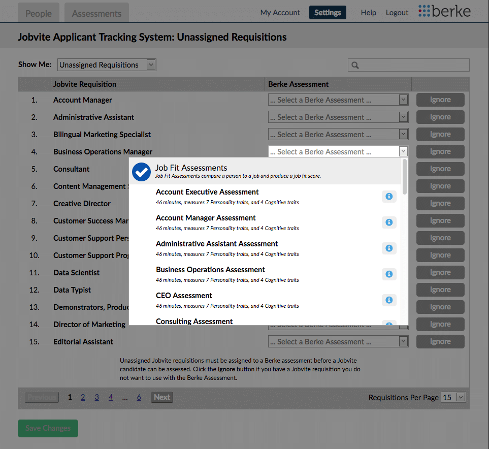 Using Your Jobvite Connector - HighMatch