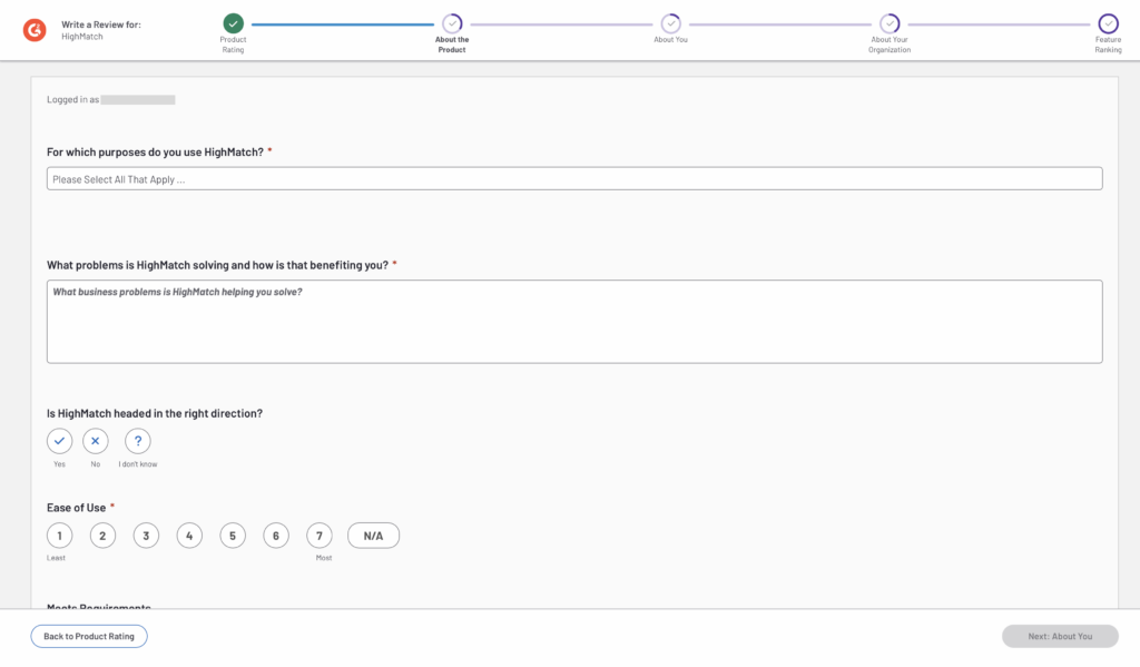 How To: Review HighMatch on G2 | HighMatch